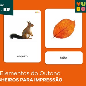 AUTUMN Vocabulary. FALL Elements. Montessori 3 Part Cards. Montessori ...