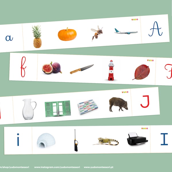 Montessori Phonics Cards Game - Etsy