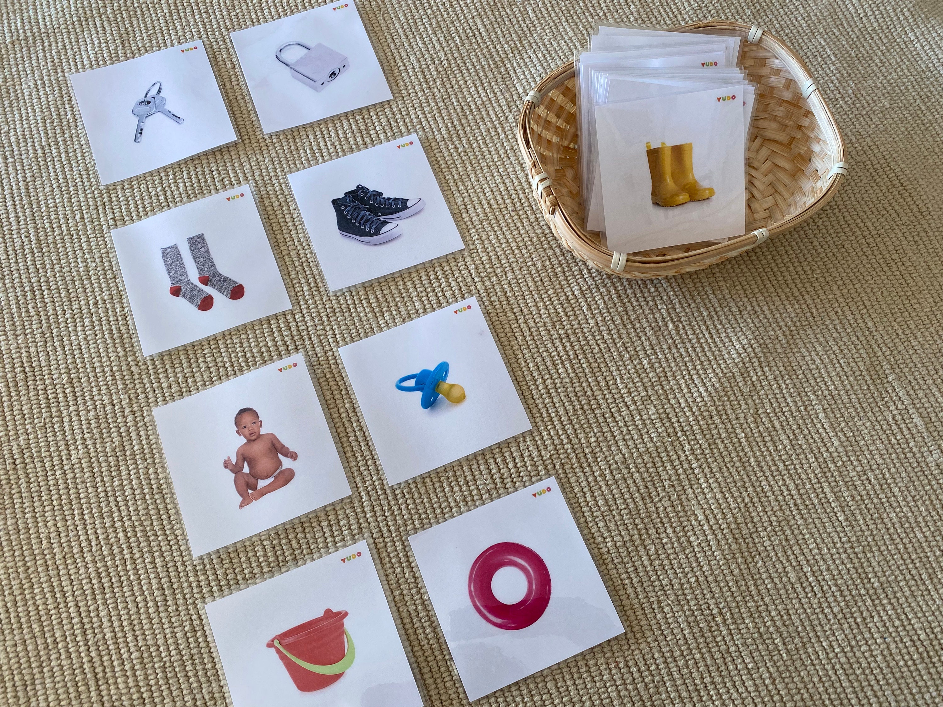 36 Picture Association Cards, Montessori Matching Game, Things That Go ...