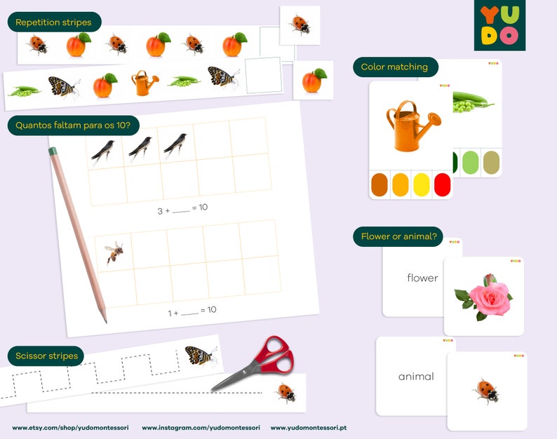 SPRING BUNDLE Activities for Kids, Spring Learning Montessori Friendly ...