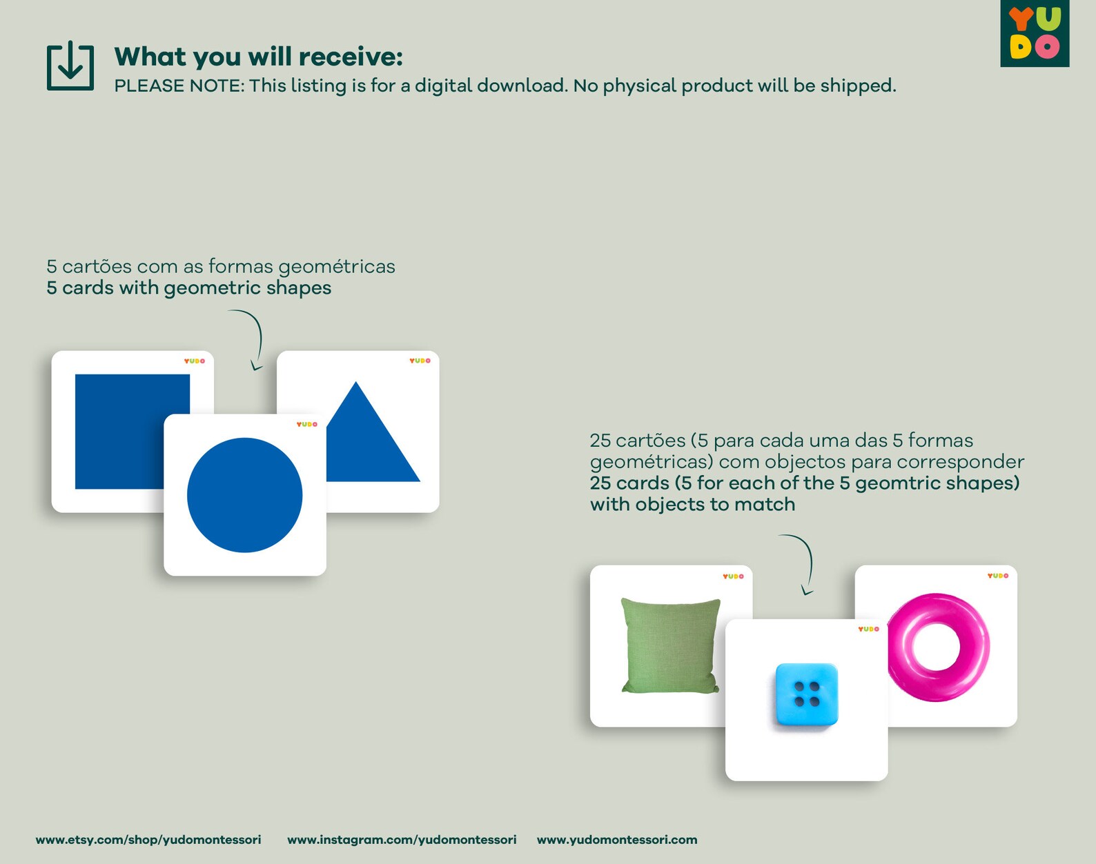 2D Shapes Flashcards, Geometric Shapes in Real Life, Sorting Cards ...