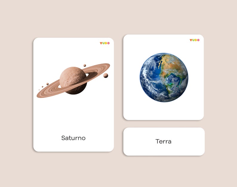 SOLAR SYSTEM Montessori Cards, Science Classroom, Space Planets Digital ...
