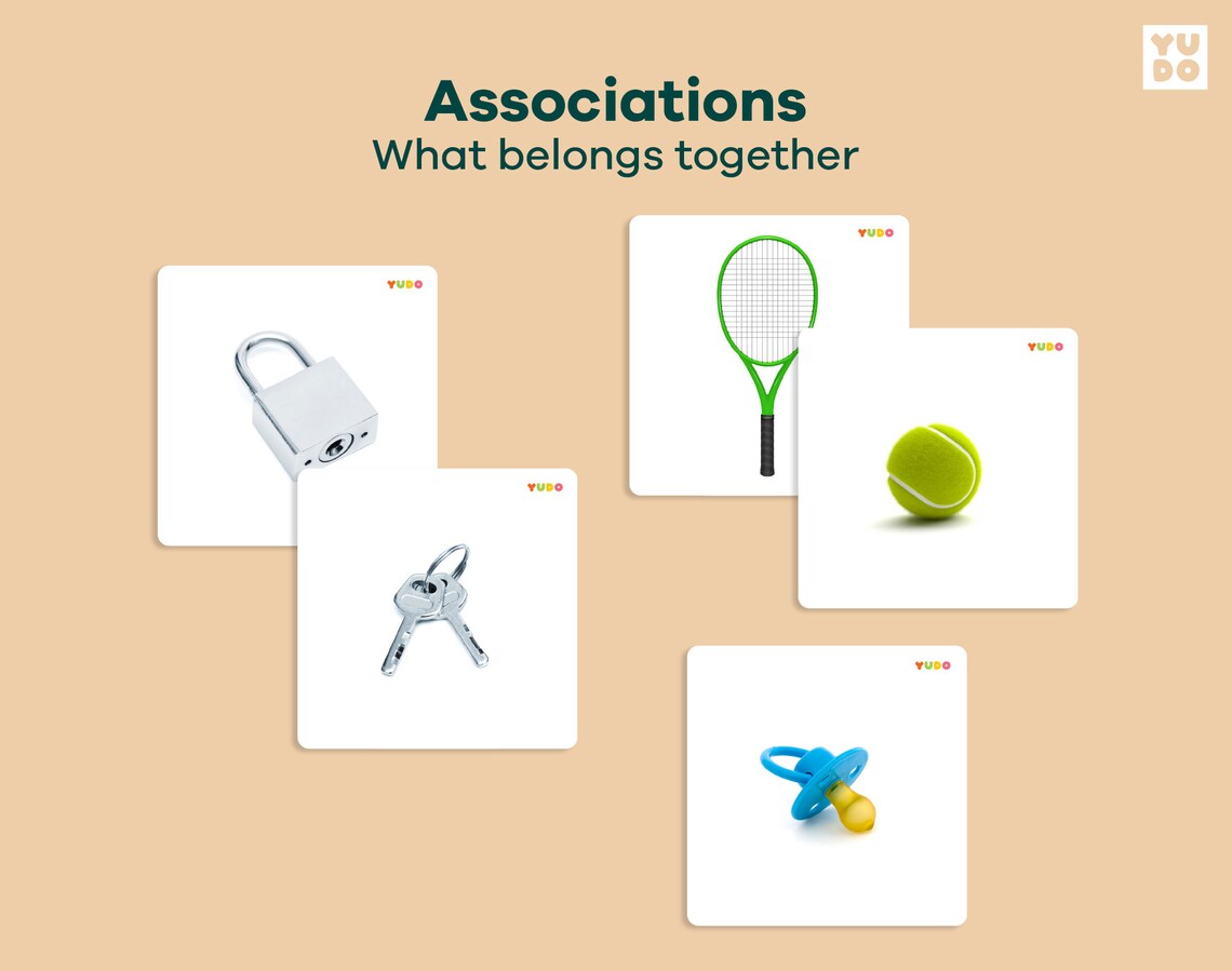 36 Picture Association Cards, Montessori Matching Game, Things That Go ...