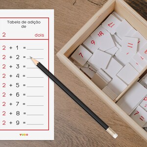 Table of Addition, Montessori Addition Practice PDF, Montessori Math ...