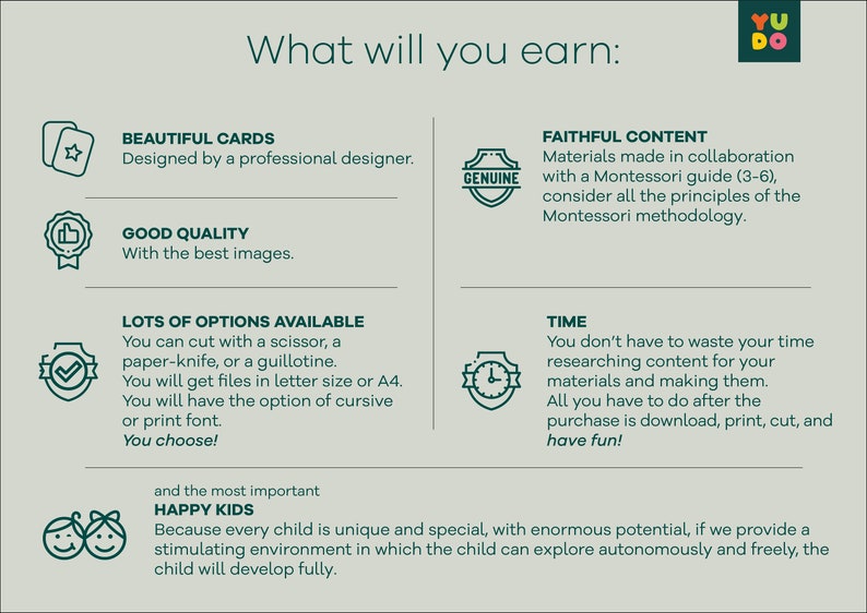 OPPOSITE Matching Cards, Montessori Learning Activity, Pairing Cards ...