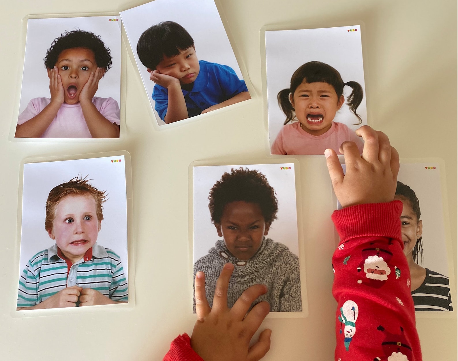 Emotions Cards in Spanish, Montessori Flashcards Feelings With Real ...