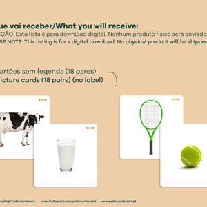 36 Picture Association Cards, Montessori Matching Game, Things That Go ...