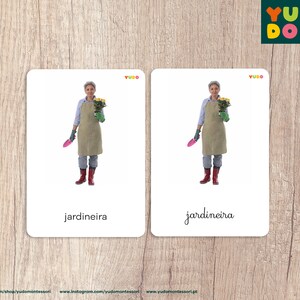 PROFESSIONS Montessori 3 Part Cards, Job Classified Cards, Child ...