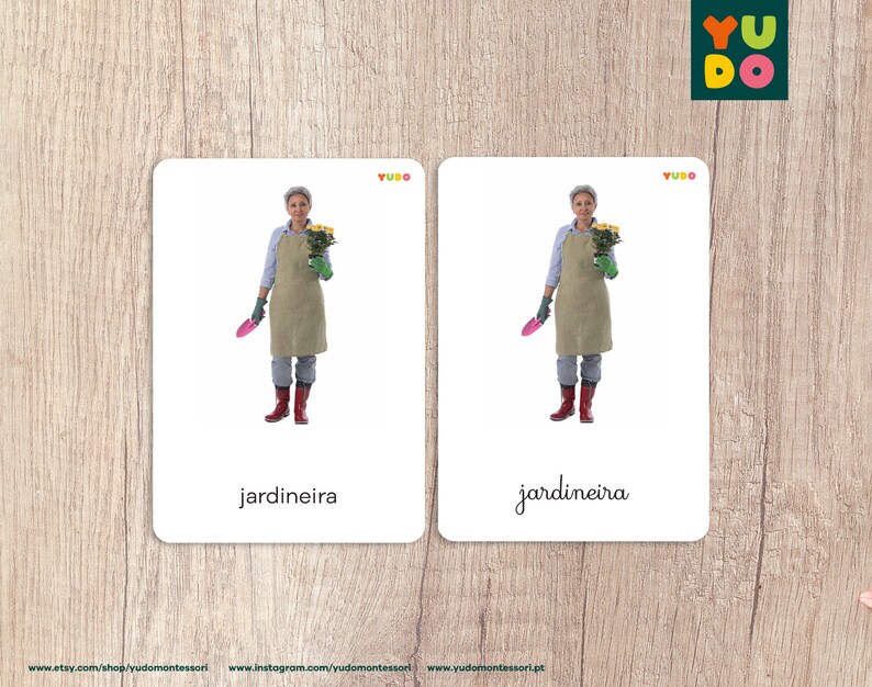 PROFESSIONS Montessori 3 Part Cards, Job Classified Cards, Child ...