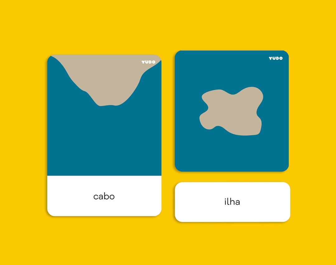 LAND AND WATER Forms, Montessori 3 Part Cards with Definitions ...