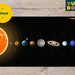 SPACE Montessori Cards, Solar System Flash Cards, Science Three Part ...