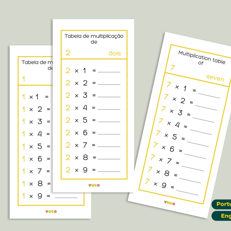 Multiplication Montessori Worksheet - Etsy