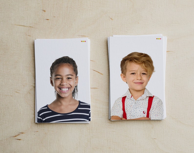 REAL EMOTIONS Montessori 3 Part Card for Print Digital - Etsy