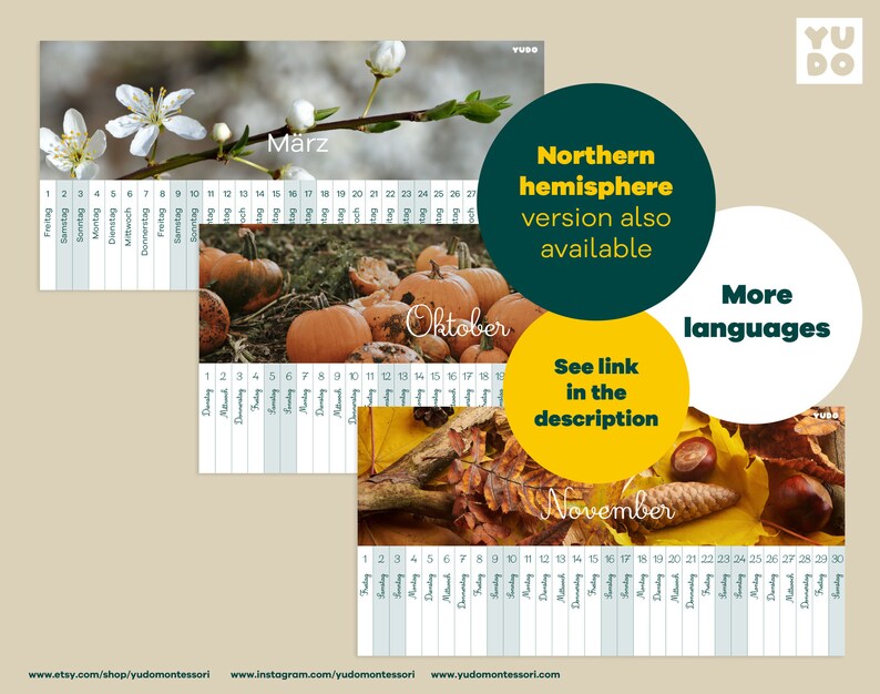 Kids Calendar 2024 in Dutch, Visual Representation of Time Pdf ...