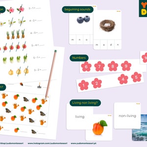 SPRING BUNDLE Activities for Kids, Spring Learning Montessori Friendly ...