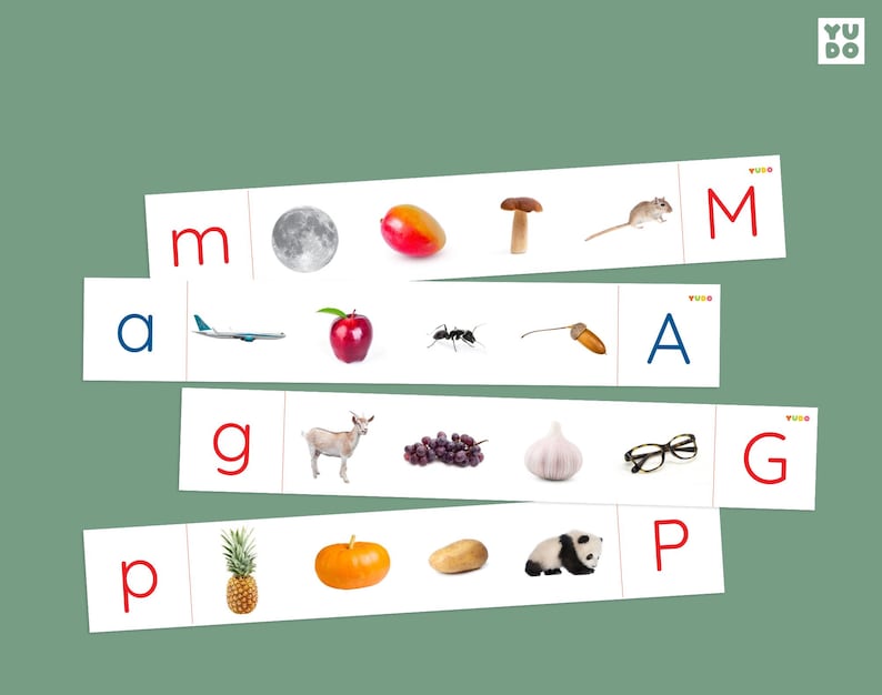 Beginning Letter Sounds Stripes, Phonetic Sound Unit Study, Alphabet ...