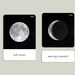 MOON PHASES Vocabulary Cards, Nomenclature Cards for Kids, Home ...