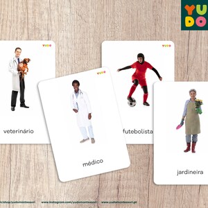 PROFESSIONS Montessori 3 Part Cards, Job Classified Cards, Child ...