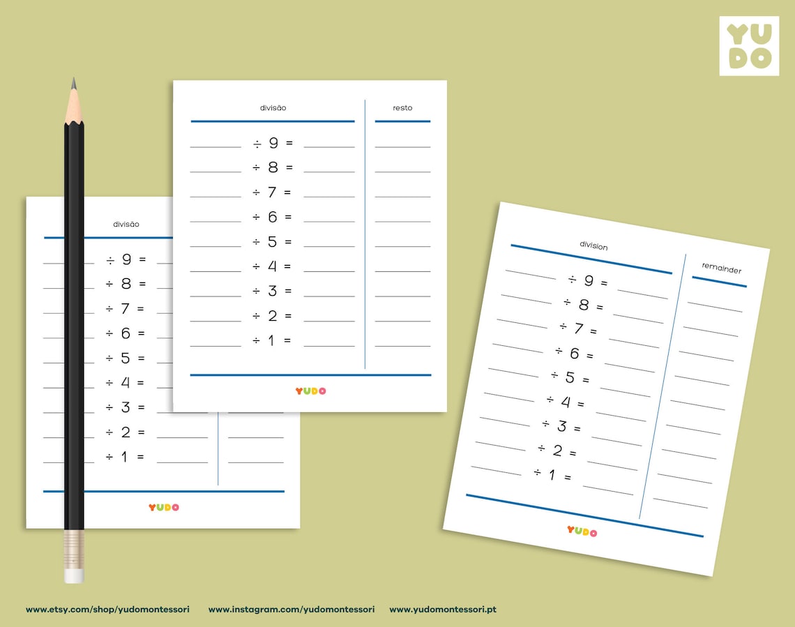 BUNDLE Montessori Math Operations Booklets, Primary Math Practice ...