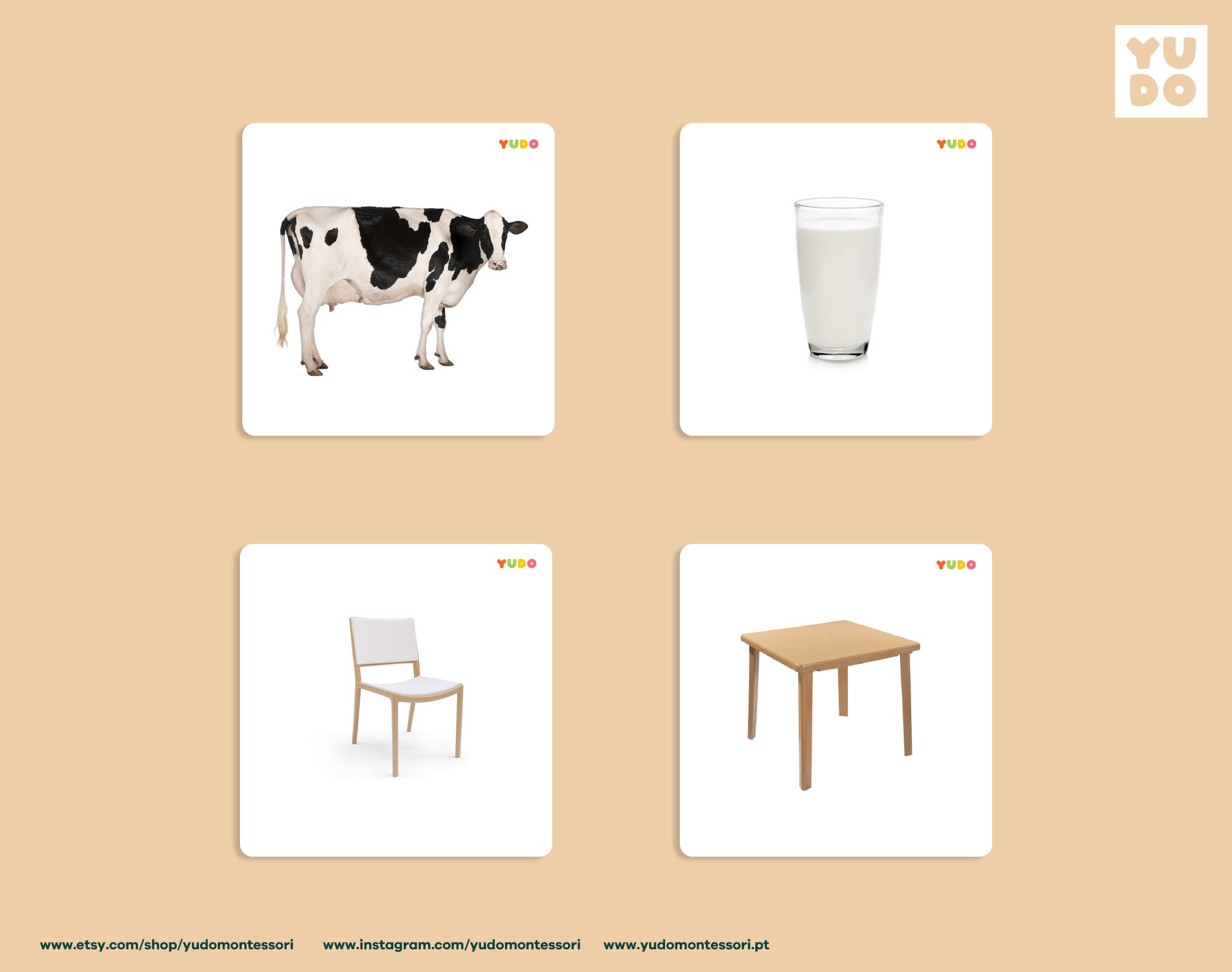 36 Picture Association Cards, Montessori Matching Game, Things That Go ...