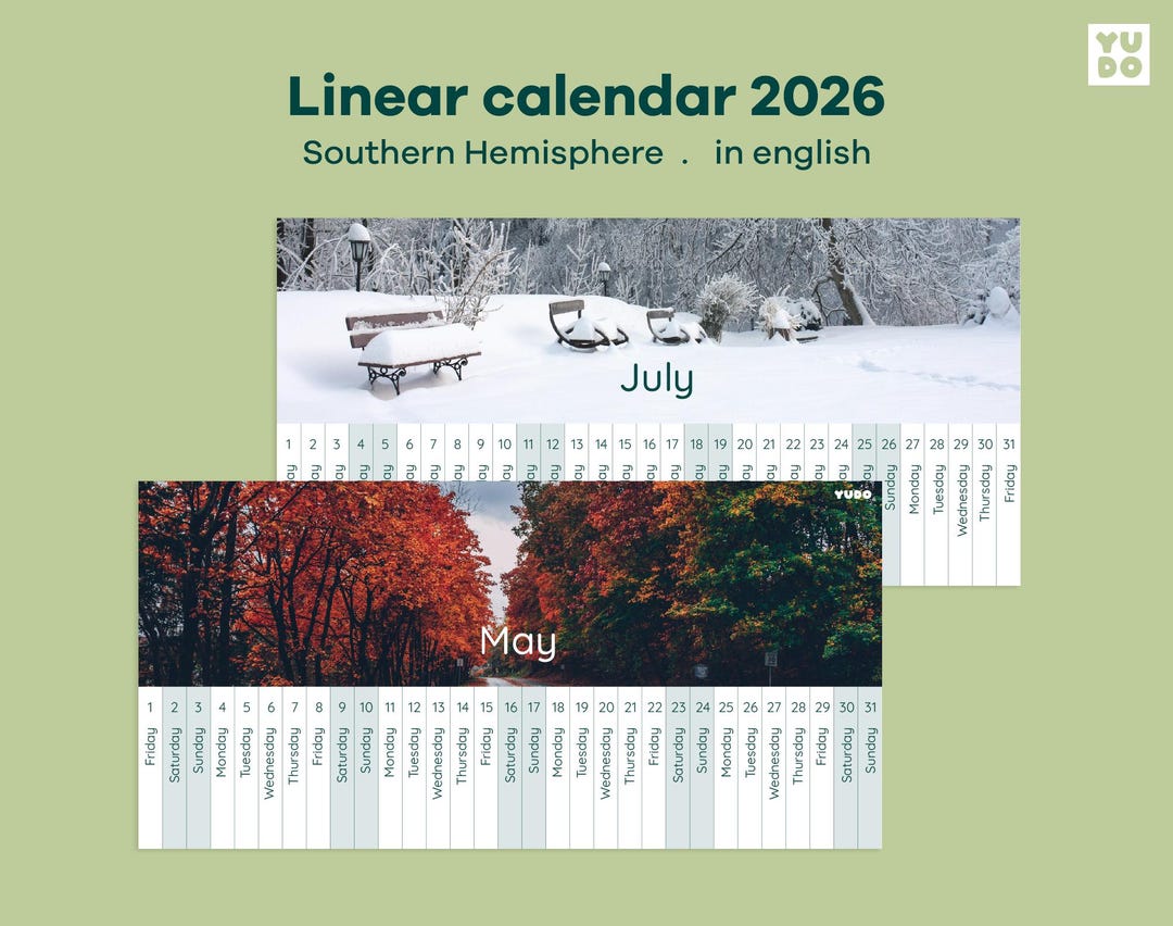 2026 Montessori Linear Calendar, Printable Classroom Calendar PDF ...