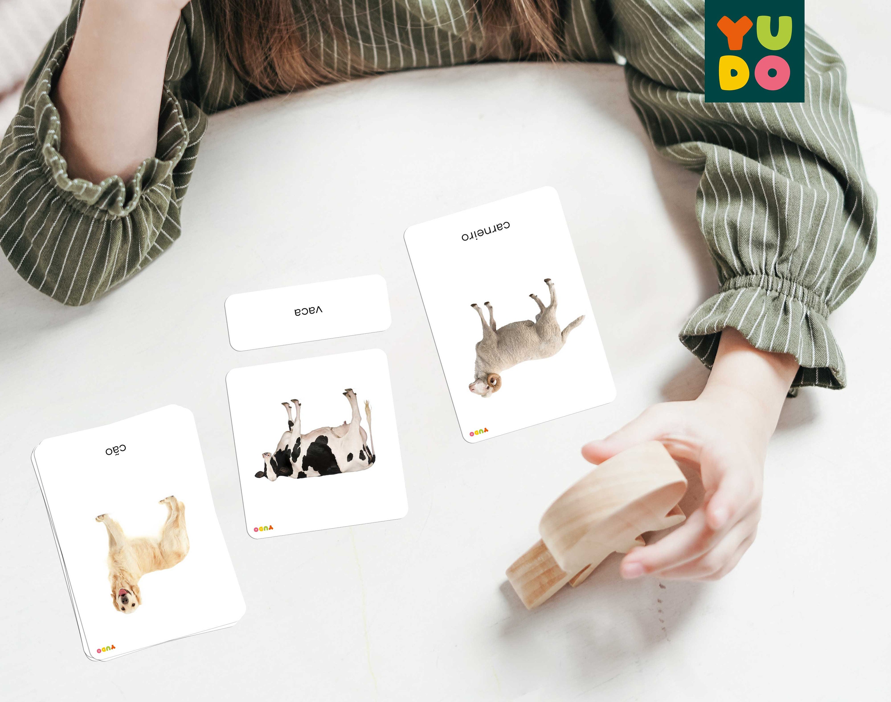 FARM ANIMALS, Montessori Cards in Portuguese, Nomenclature Cards ...