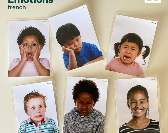 Emotions Cards and Poster in German, Emotions Poster for Kids Room ...