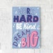 Motivational Quotes, Inspirational Quotes, Digital Poster, Work Hard Be ...