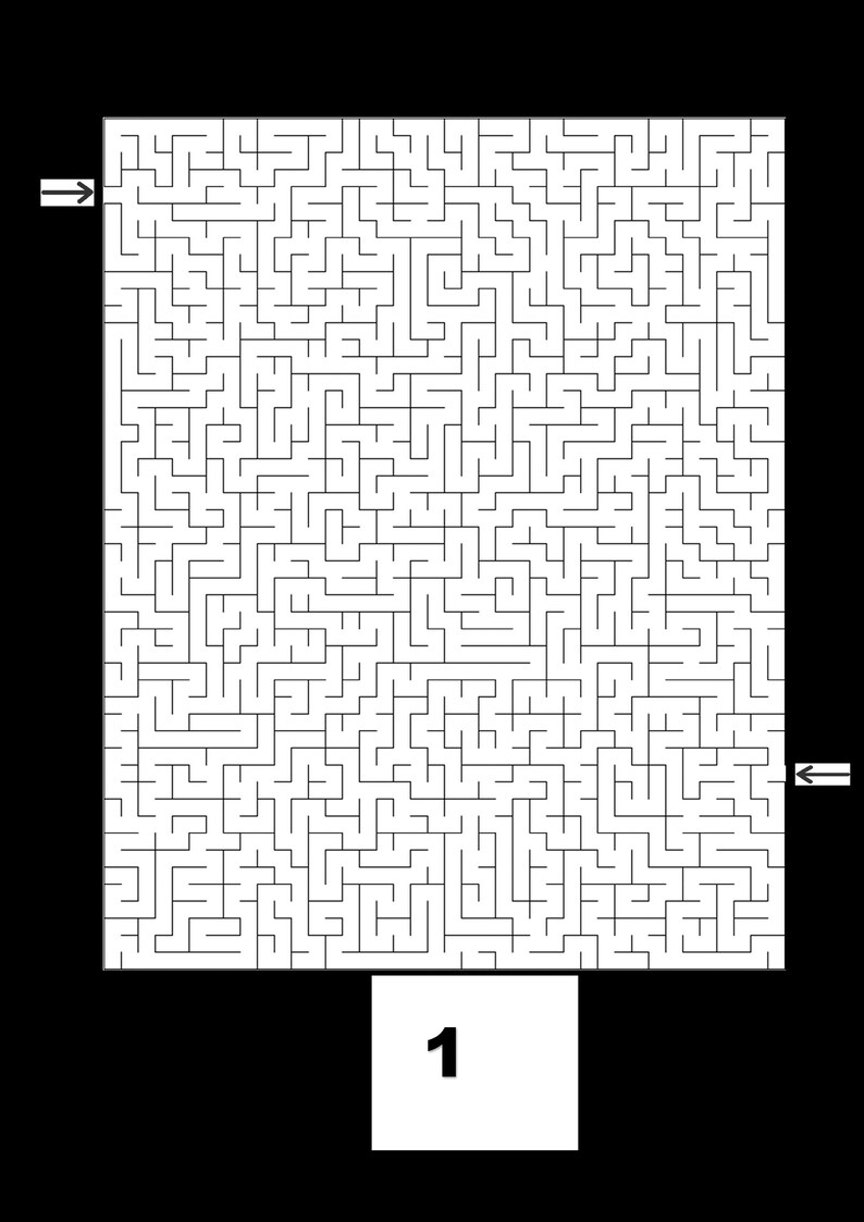 24 Mazes Series 2 Adults Kids Stress Buster - Etsy