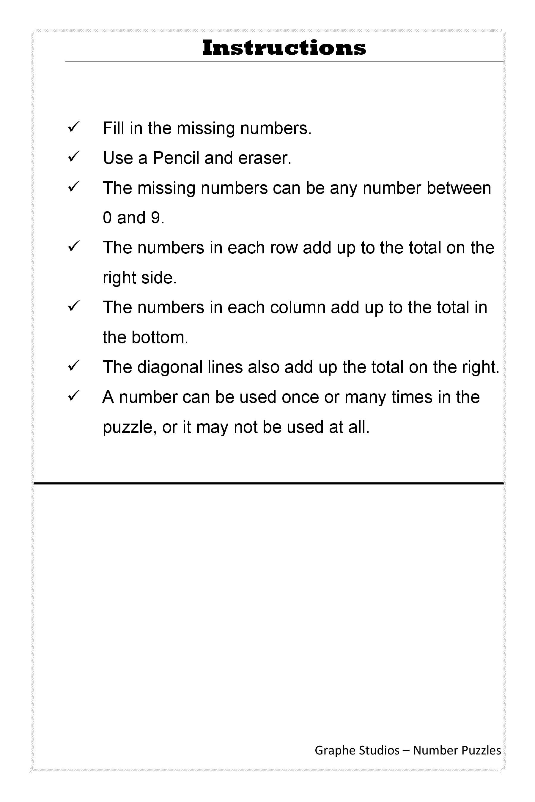Printable Number Puzzles for Kids With Brain Teasing Riddles, Instant ...