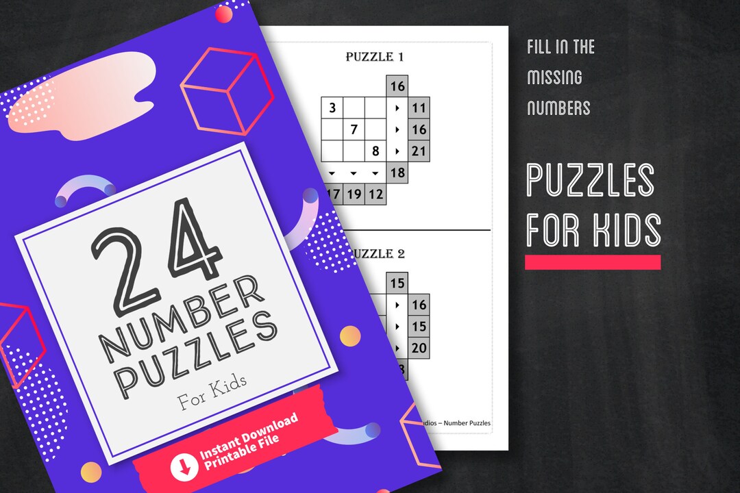 Brain Teasers Number Puzzles for Kids With Printable Pdf, Summer ...