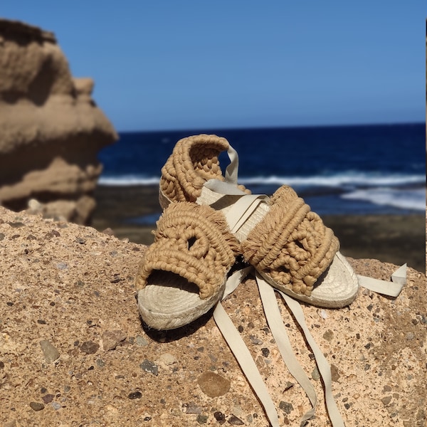 Macrame Sandals - Etsy