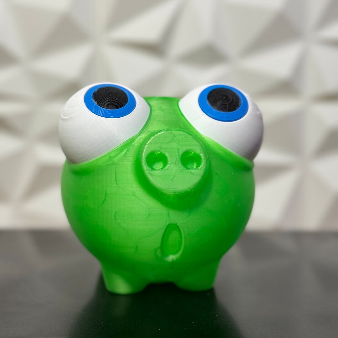 Funny Fat Piggy Bank With Giant Eyes Hilarious & Unique Savings Gift Fo ...