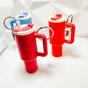 Mini Stanley Inspired Tumbler Keychain, With Storage, Travel Pill ...