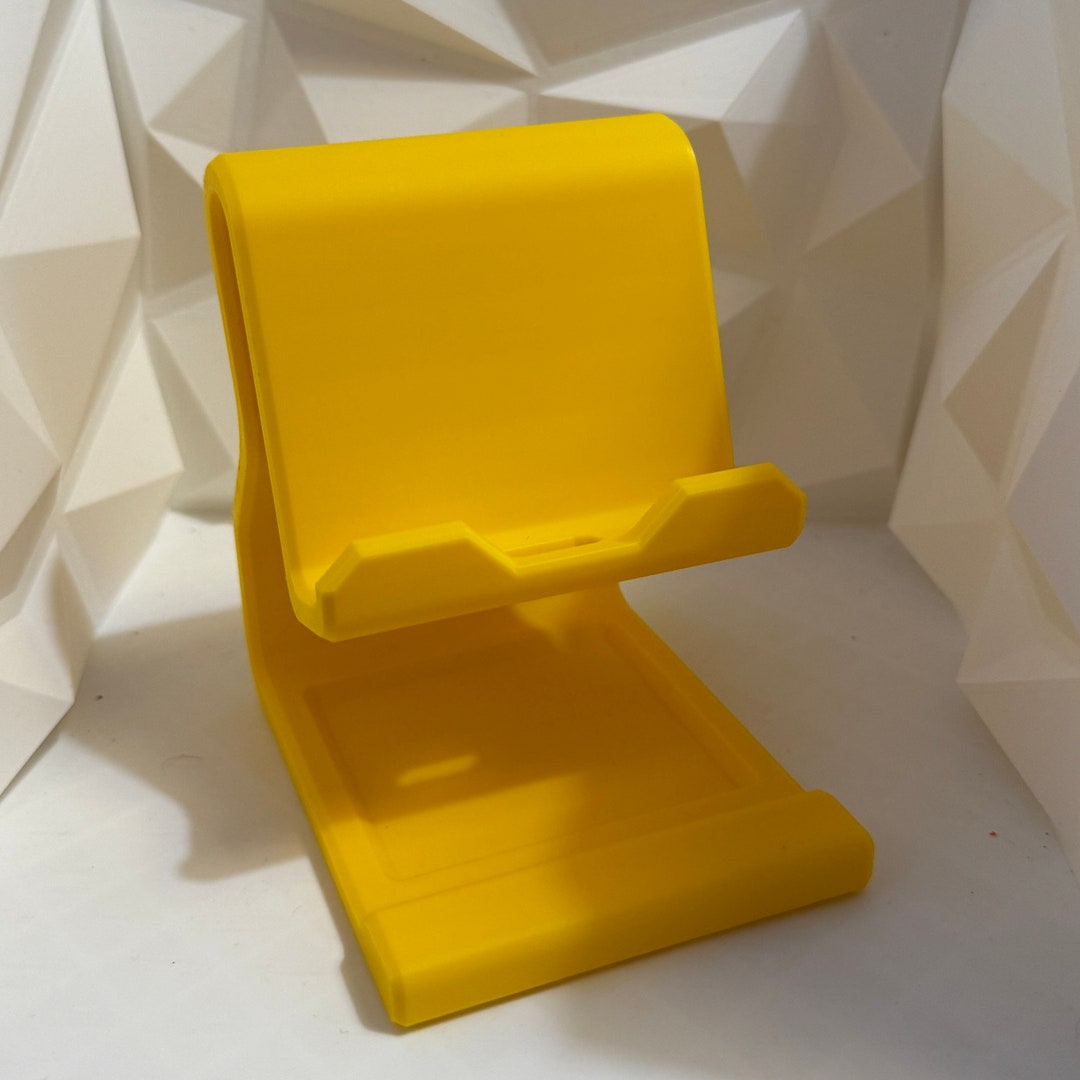 3D Printed Universal Phone Holder With Multi-function Tray Modern Desk ...