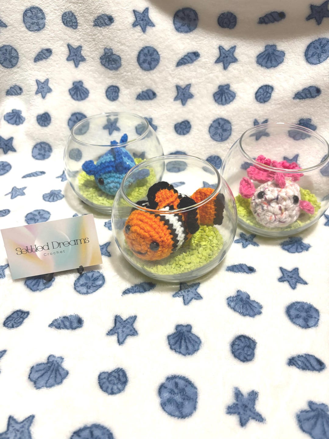 Crochet Fish in Fishbowl - Etsy