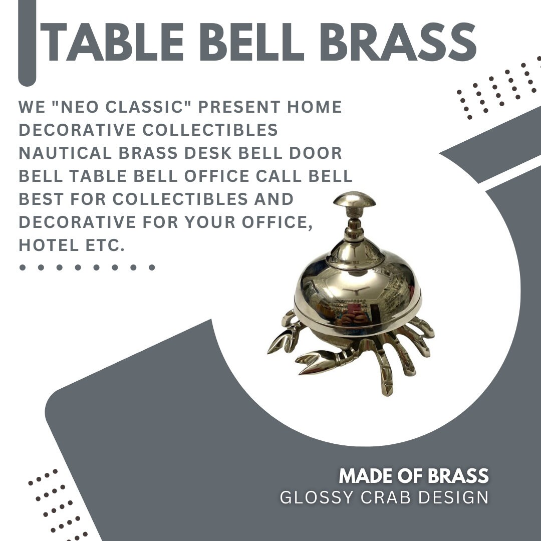 Desk Bell Front Desk Retail Counter Store Bell Call Ringer I Nautical ...