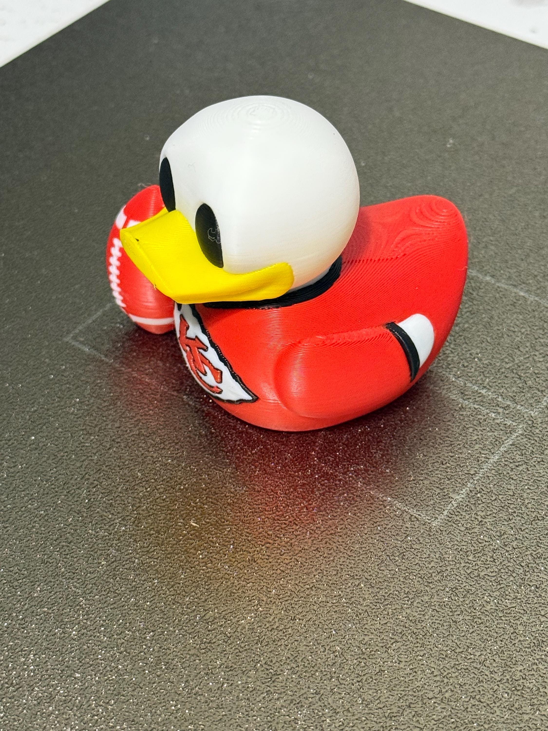 3D Printed Kansas City Chiefs Duck - Removable Helmet - NFL Team - Etsy