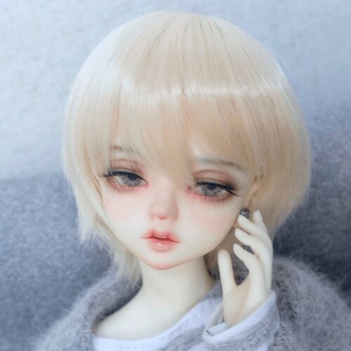 1/3 1/4 Bjd Sd Msd Wigs classic Short Hair Wig 4 Colors - Etsy