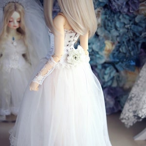 1/3 BJD Clothes Fashion Wedding Dress Doll Clothes BJD Dress Outfit for ...