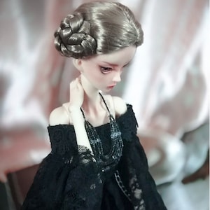Vintage Lace Doll Dress Wedding Dress 1/3 1/4 1/6 Big Girl BJD Clothes ...