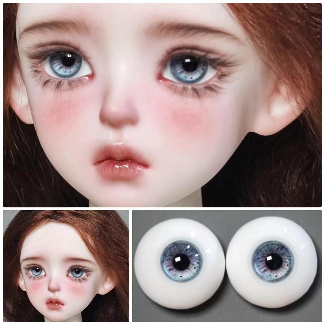 Realistic Resin Doll Eyes, Safety Toy Eyes, BJD Small Iris (10mm-18mm ...