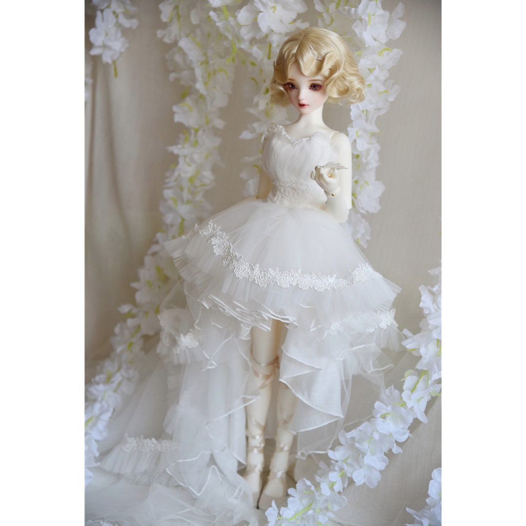 3 Color Custom Wedding Dress 1/6 1/4 1/3 Bjd Doll Clothes,bjd Clothes ...