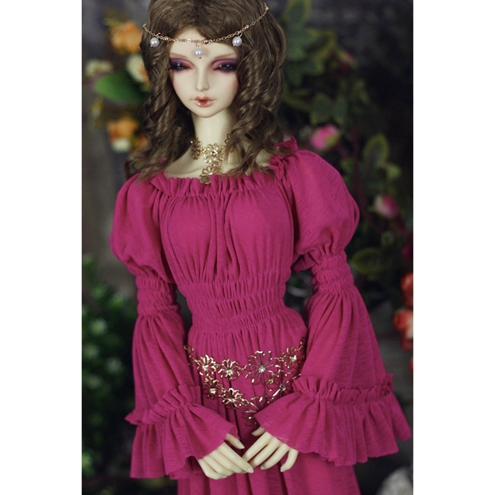 Vintage Long Bjd Dress 1/4 1/3 BJD Clothes Doll Dress for | Etsy