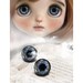Blue Crystal Blythe Eye Chips With Swarovski Crystal /blythe Eyechips/doll Eyes /craft Eyes ...