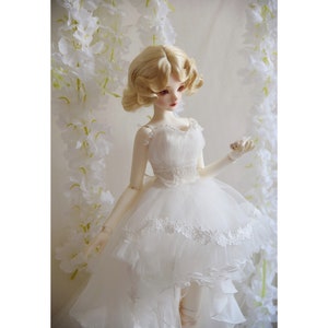 3 Color Custom Wedding Dress 1/6 1/4 1/3 Bjd Doll Clothes,bjd Clothes ...