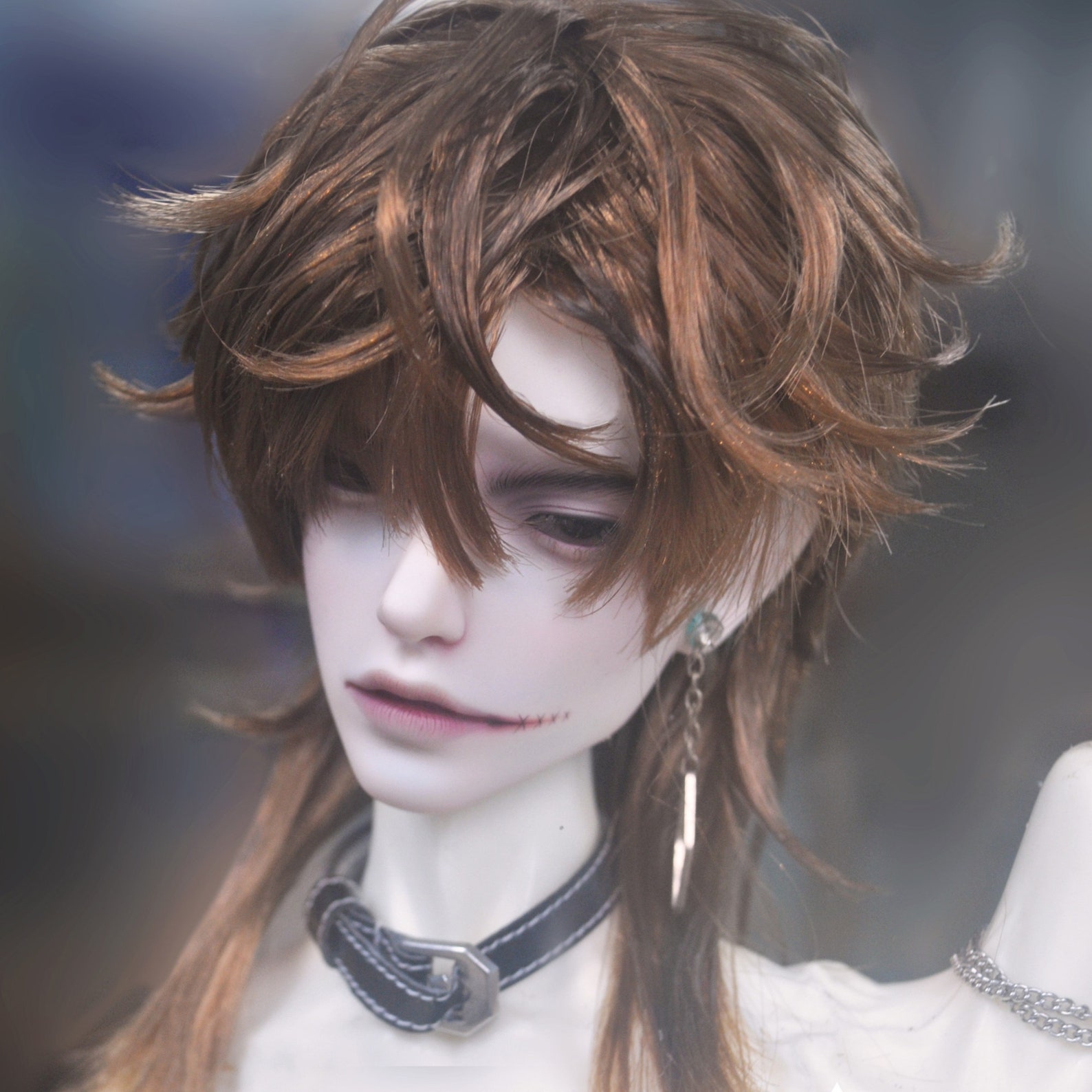 Bjd Doll Cool Boy Hair Styled Wigs 1/3 1/4 Bjd Wig 8-9'' for Sd/dd ...