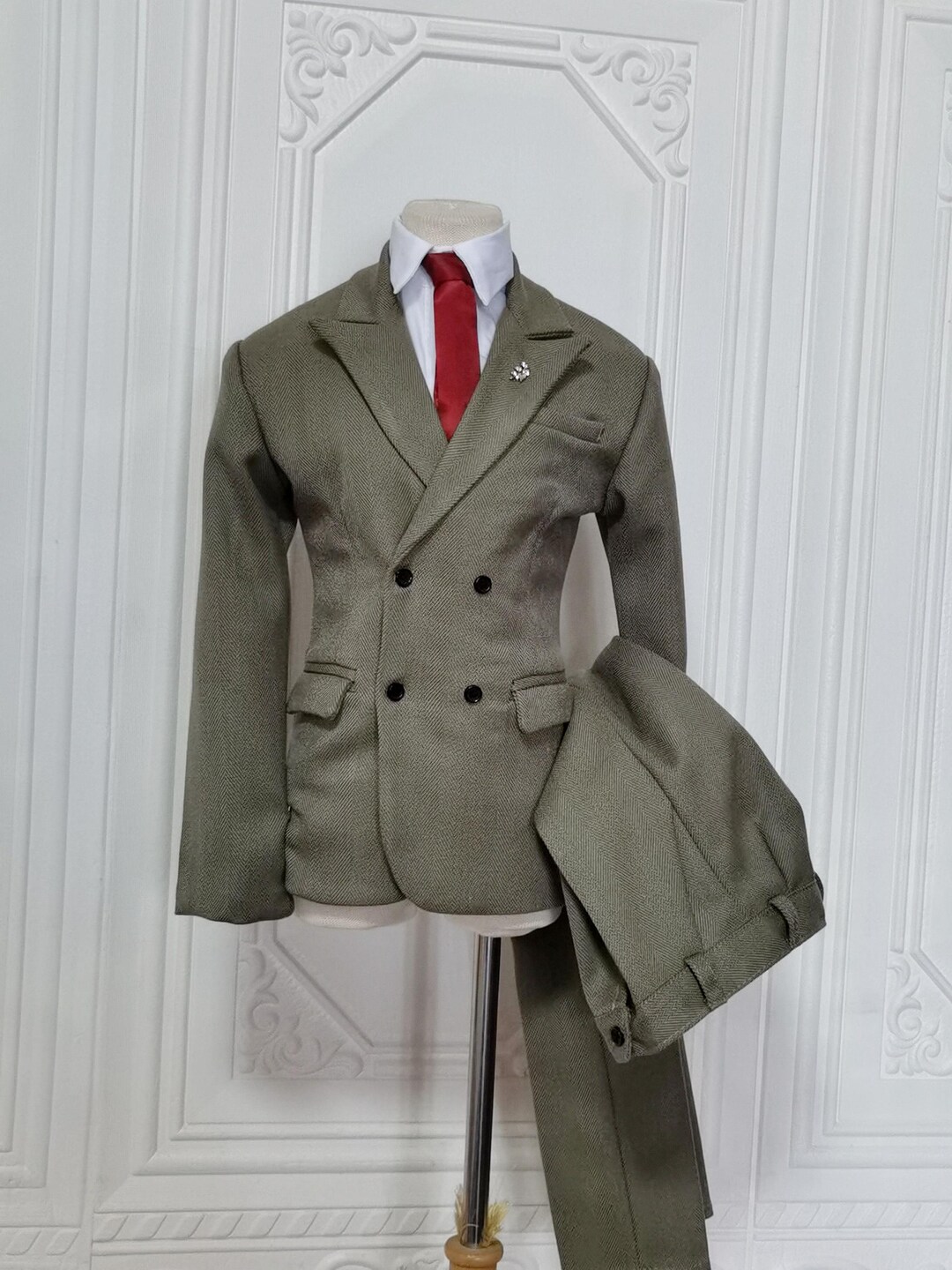 Double-row Buttoned Suit Set for 1/3 1/4 Uncle Size BJD Boy Doll - Etsy