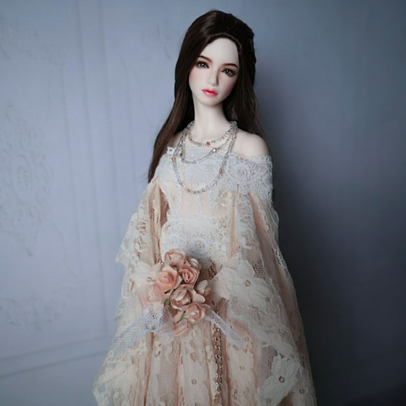 Vintage Lace Doll Dress Wedding Dress 1/3 1/4 1/6 Big Girl BJD - Etsy