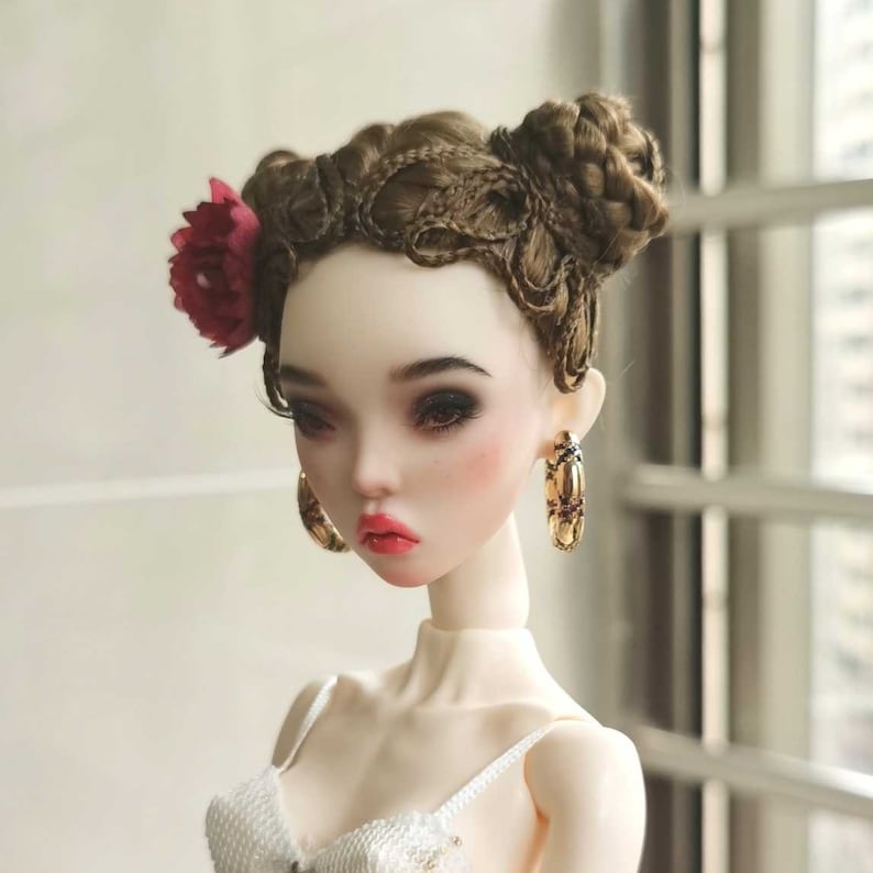 Mohair Popovy Sister Wig,handmade Bjd Hair - Etsy